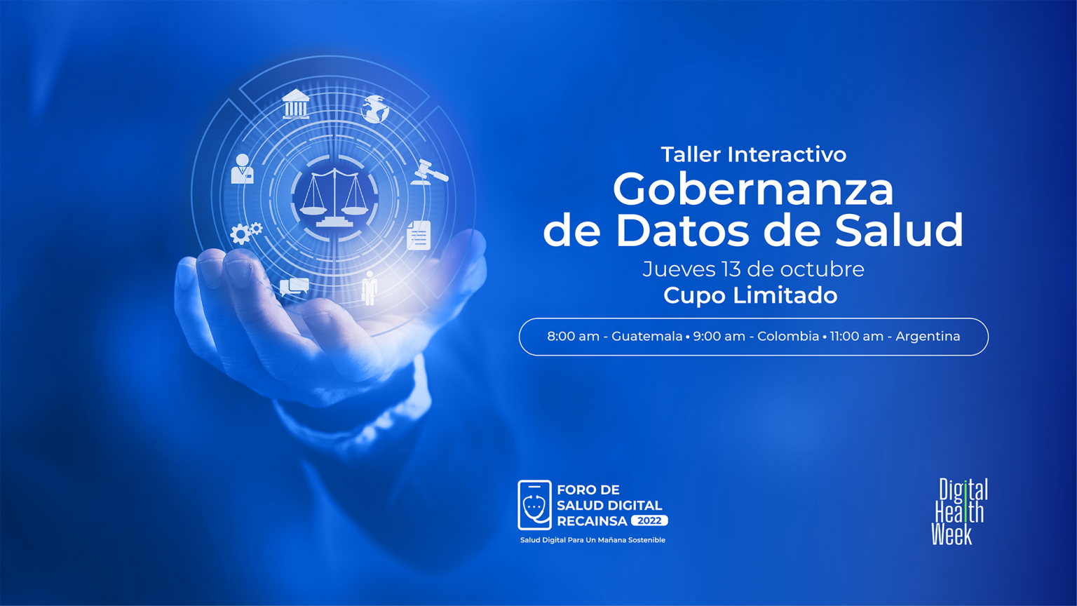 Taller Interactivo «Gobernanza de Datos de Salud» Foro de Salud Digital ...